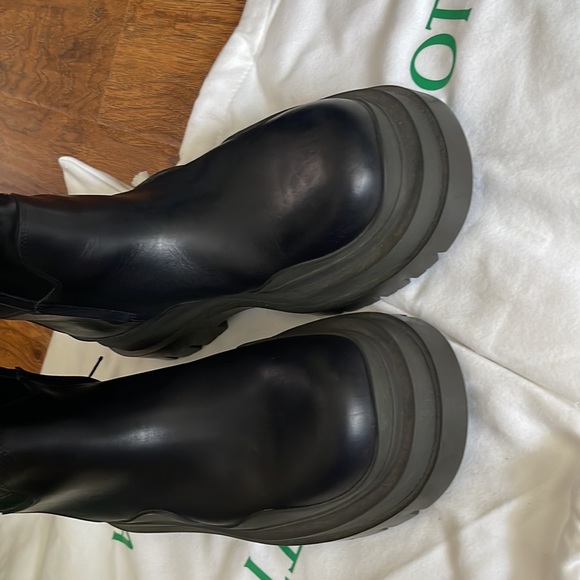 Bottega Veneta | Shoes | New Bottega Veneta Black Twotone Tall Tire ...